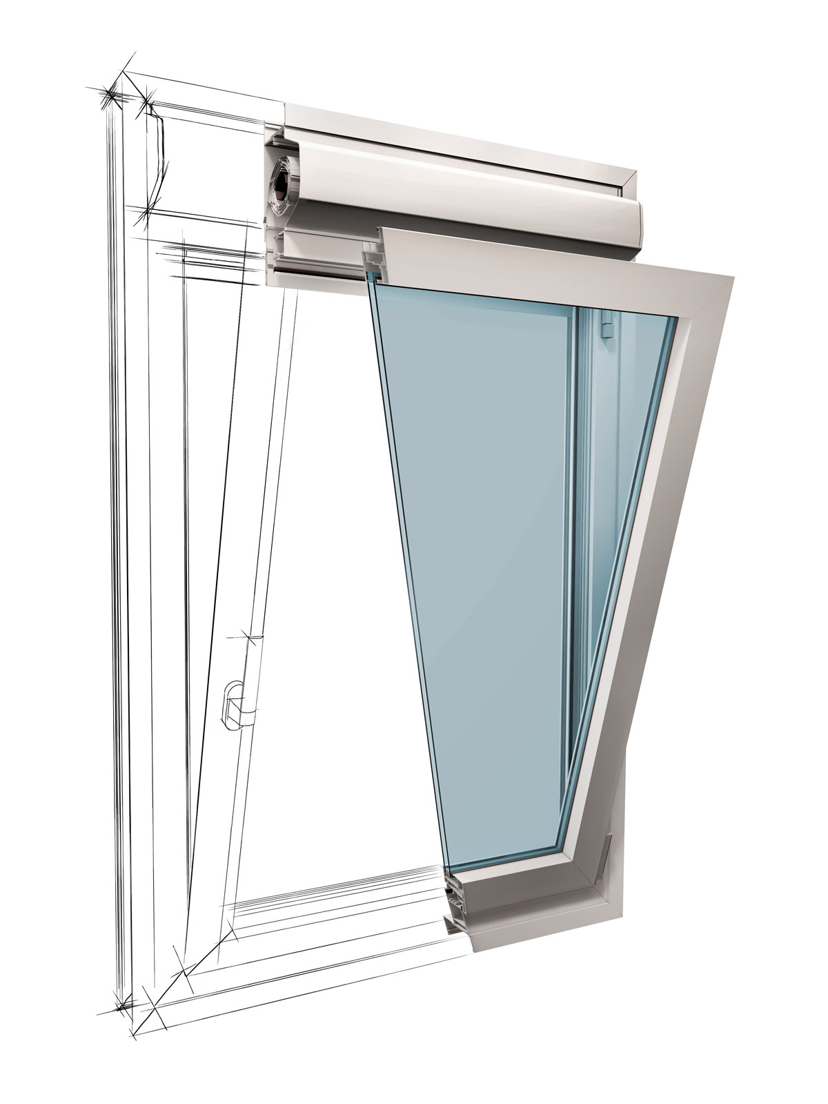 Aluminium venster met tweezijdige afwerking | Witteburg