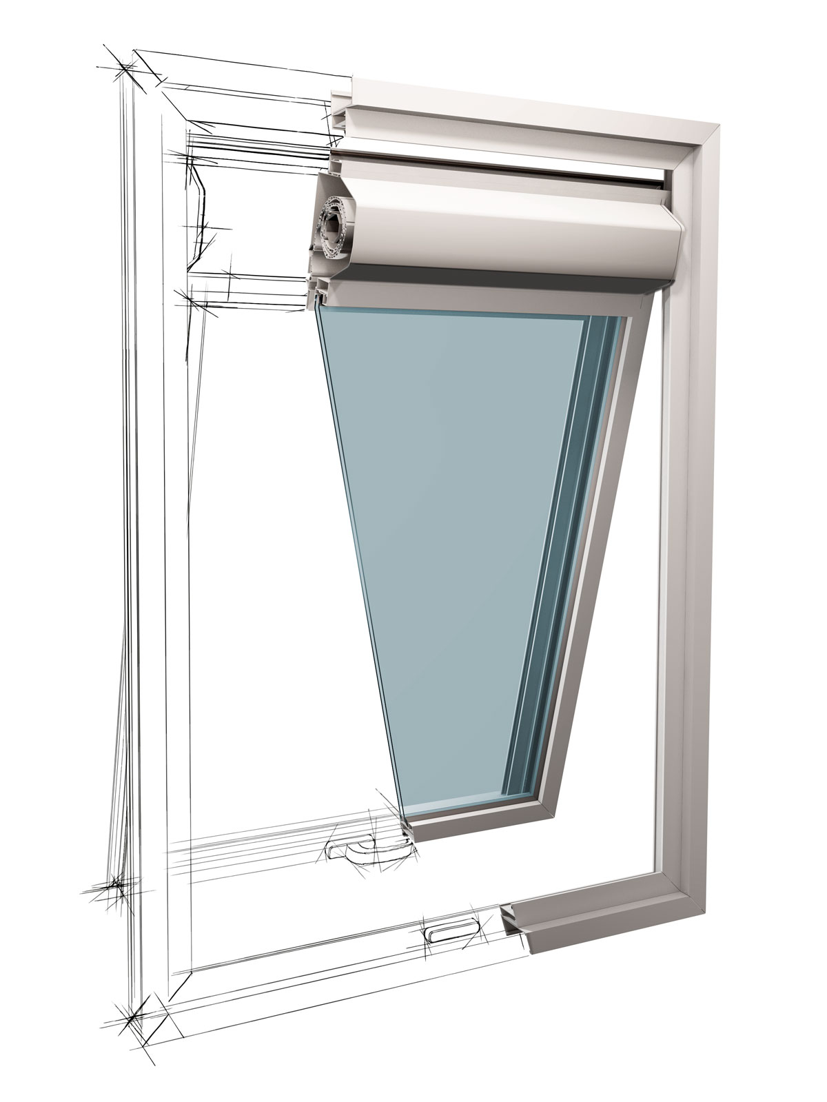 Aluminium venster met tweezijdige afwerking | Witteburg